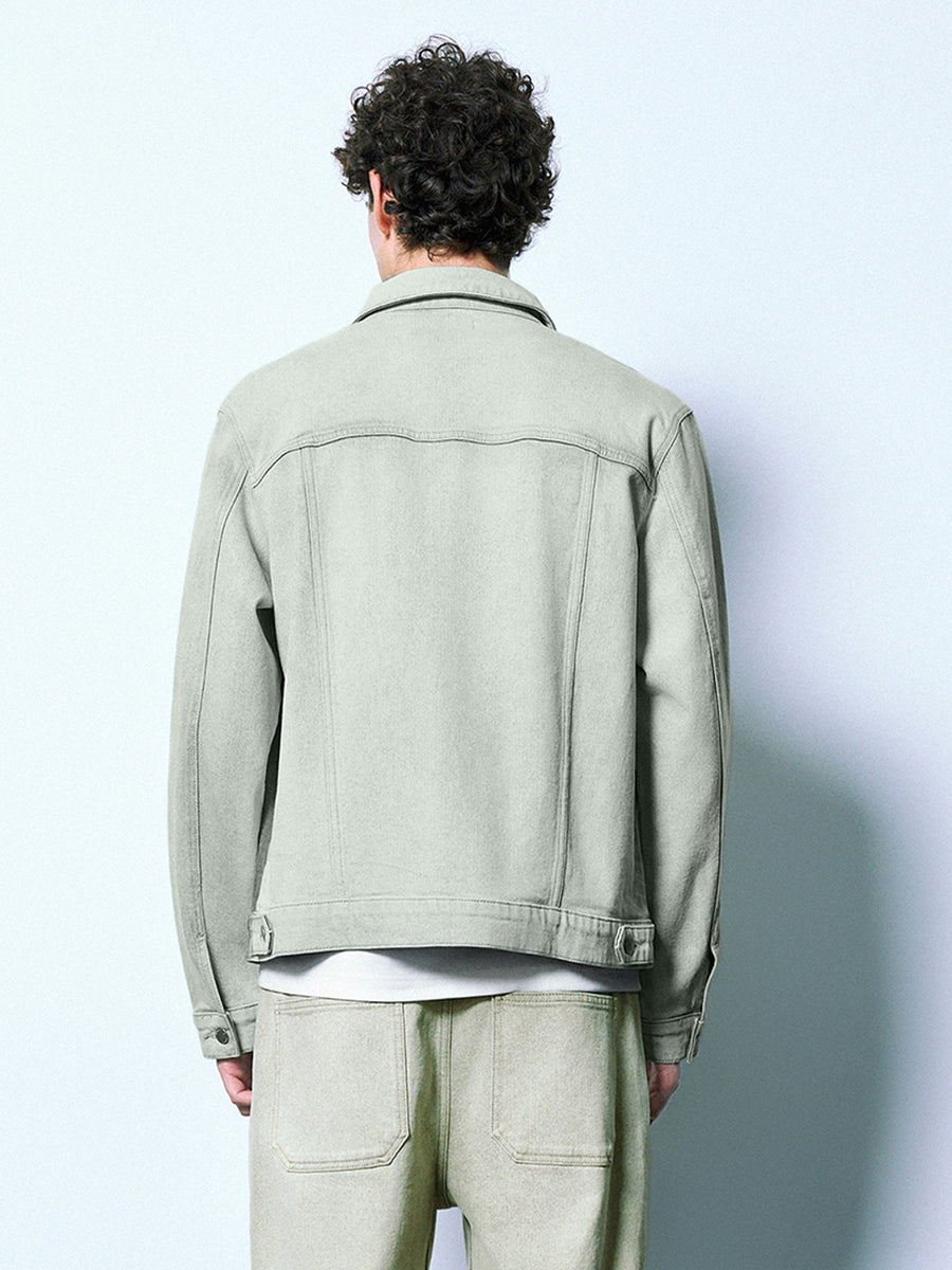 Gradient Loose Denim Jacket – URBAN REVIVO Thailand