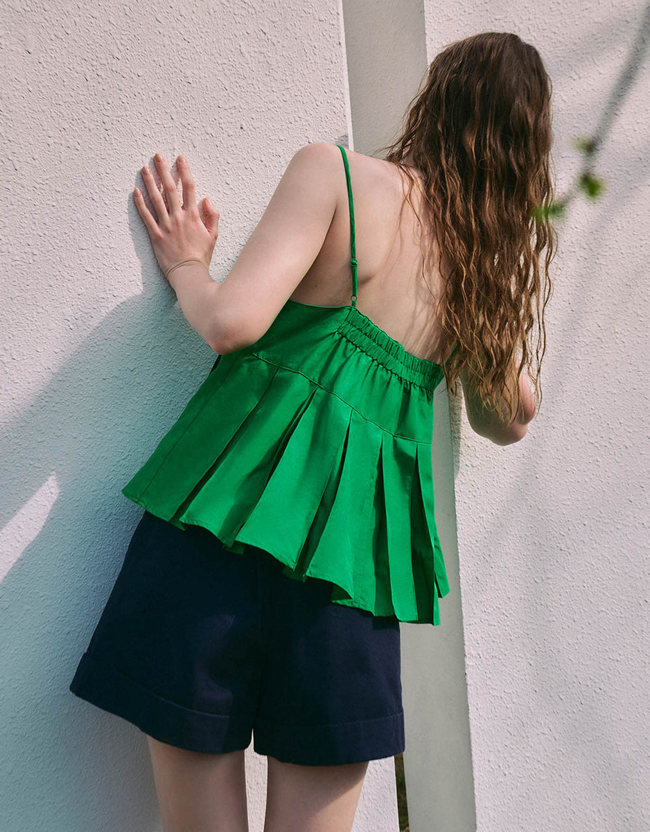 Off-Shoulder A-Line Cami Top – URBAN REVIVO Thailand