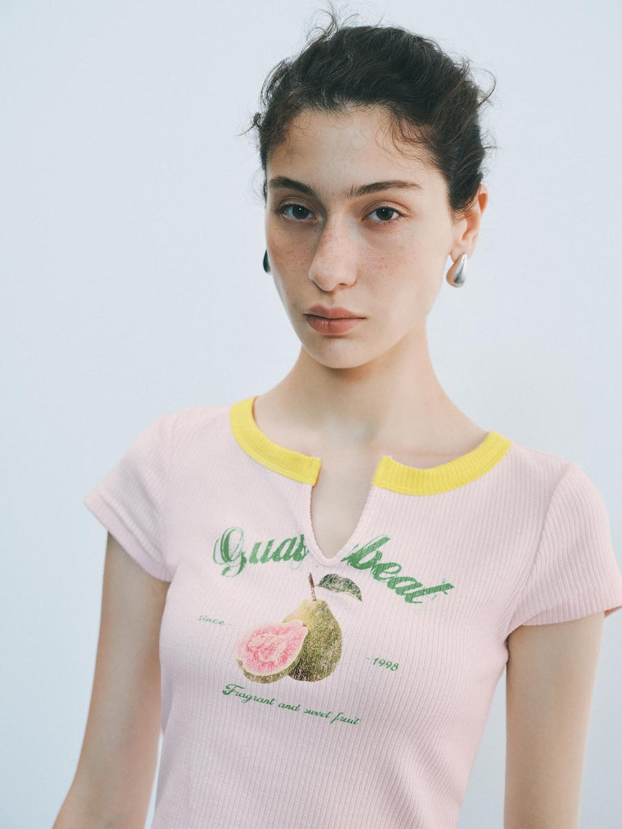 Cropped Printed T-Shirts – URBAN REVIVO Thailand